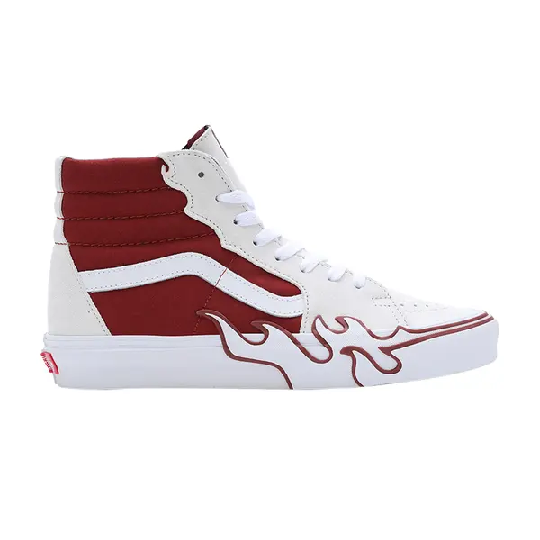 VANS Sk8-hi Flame Sneakers - Red