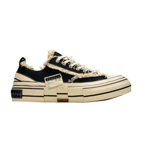 Yohji Yamamoto Xvessel X Patchwork Platform Low Sneakers