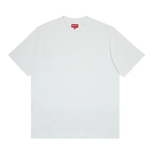Supreme Contrast Appliqué Short-sleeve Top - White