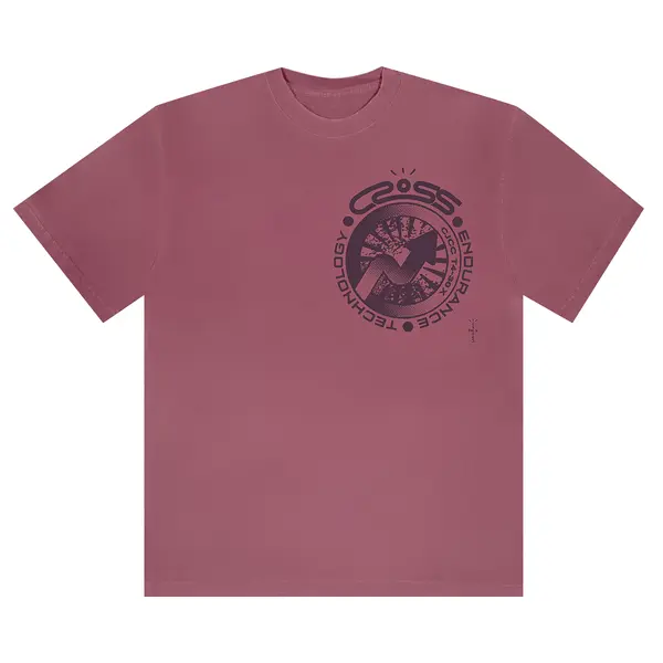 TRAVIS SCOTT Cross Tech Tee Ii 'washed - Pink