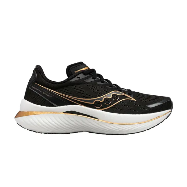 Saucony Endorphin Speed 3 Goldstruck Sneakers - Black