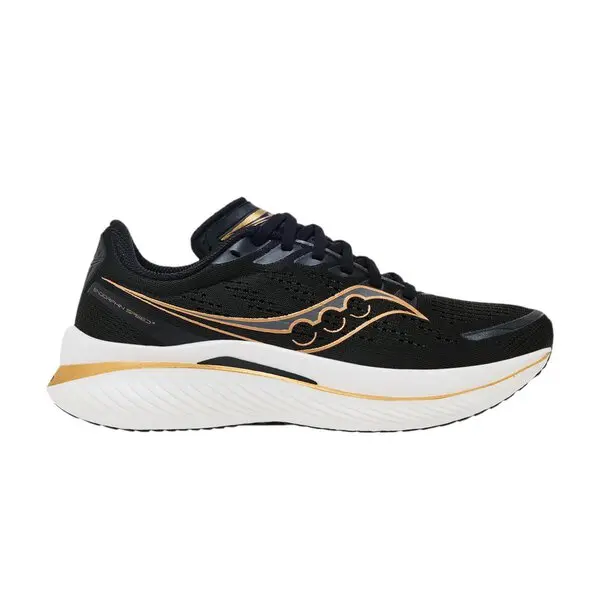 Saucony Endorphin Speed 3 Goldstruck Sneakers - Black