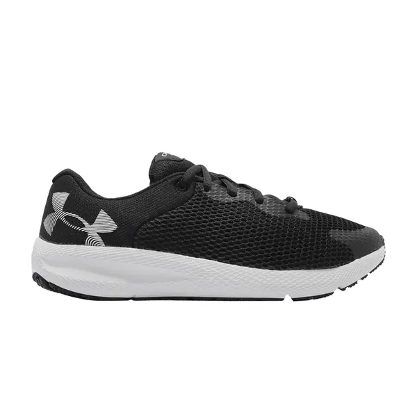 Under Armour Charged Pursuit 2 Big Logo Athletic Sneakers - Black