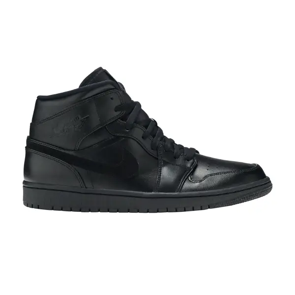 JORDAN 1 Mid - Black