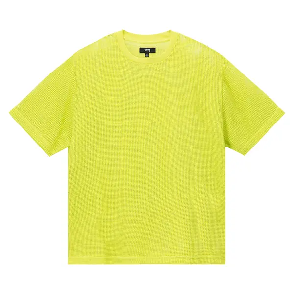 StÜssy Cotton Mesh Short-sleeve Crew - Green