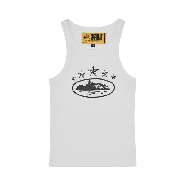 CORTEIZ 5 Starz Alcatraz Tank Top - White