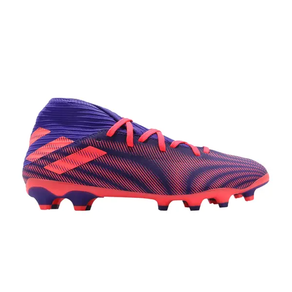 Adidas Nemeziz .3 Mg Tension Tape Soccer Cleats - Purple