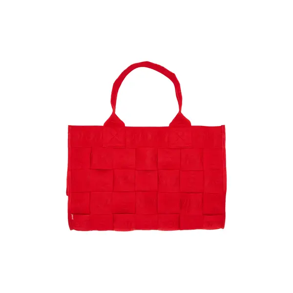 Supreme Woven Large Tote Bag - Red