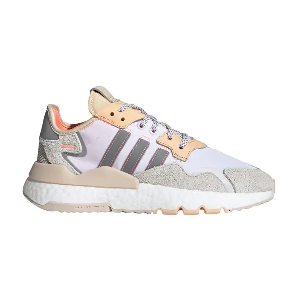 Adidas Nite Jogger Sneakers - White | Editorialist