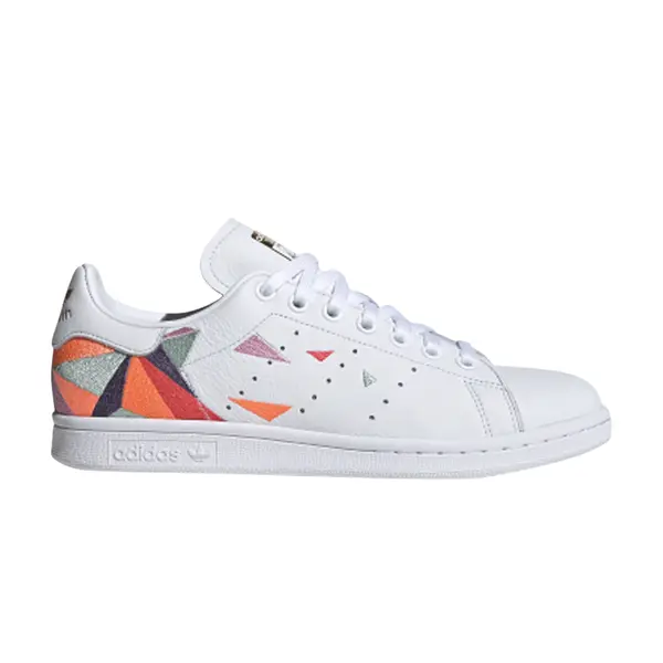Adidas Stan Smith Geometric Print Sneakers - White