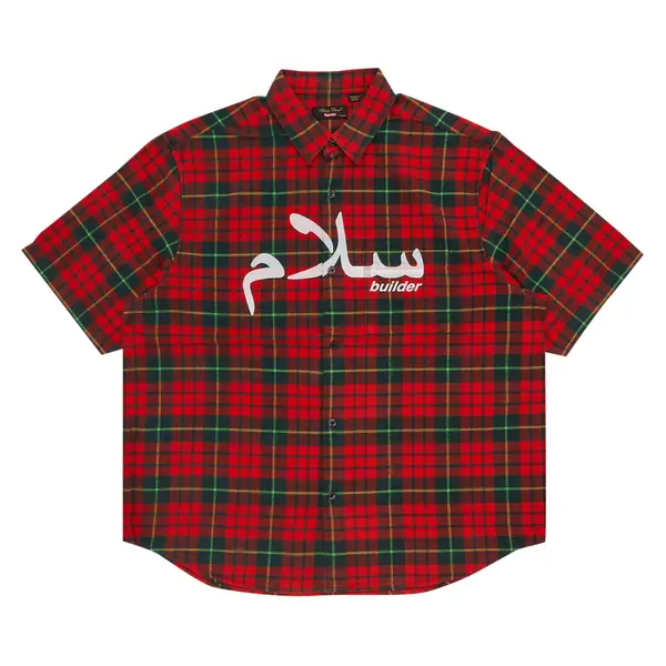 Supreme X Undercover Short-sleeve Flannel Shirt Plaid - Red