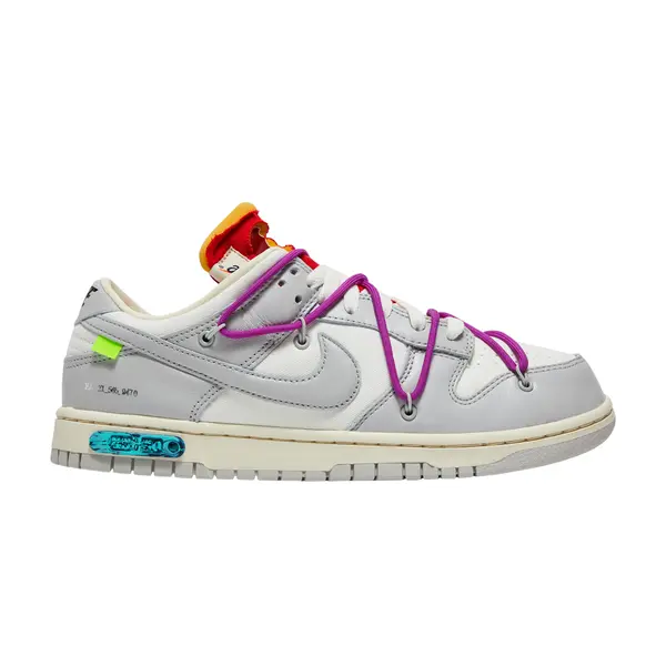 Nike Off- X Dunk Low 'lot 45 Of 50' Sneakers - White