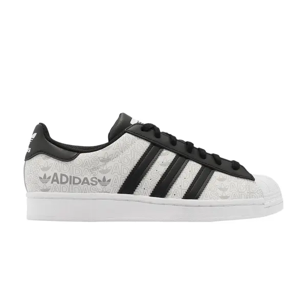 Adidas Superstar Reflective Allover Logo Sneakers