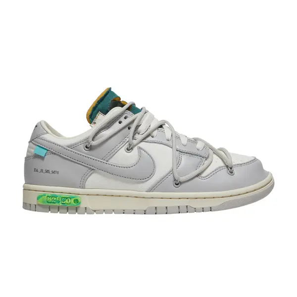 Nike Off- X Dunk Low 'lot 42 Of 50' Sneakers - White