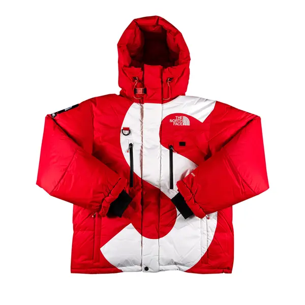 Supreme X The North Face Logo Summit Series Himalayan Parka - Red