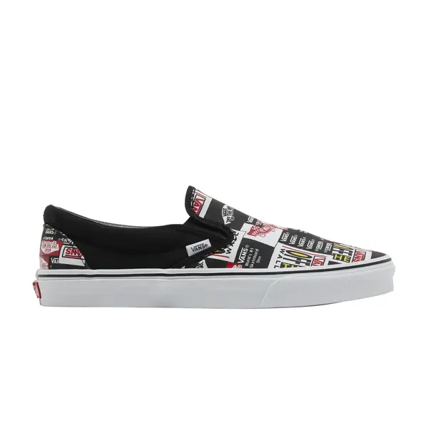 VANS Slip-on Label Mix - Black
