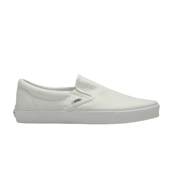 VANS Classic Slip-on Canvas Sneakers - White