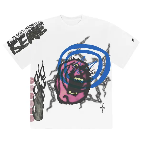CACTUS JACK BY TRAVIS SCOTT Cactus Jack For Fragment Sunrise Tee - White