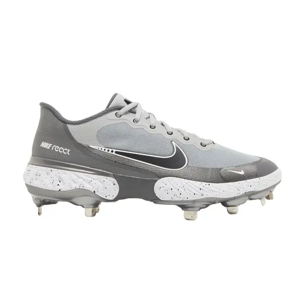 Nike Alpha Huarache Elite 3 Low Cleats - Grey