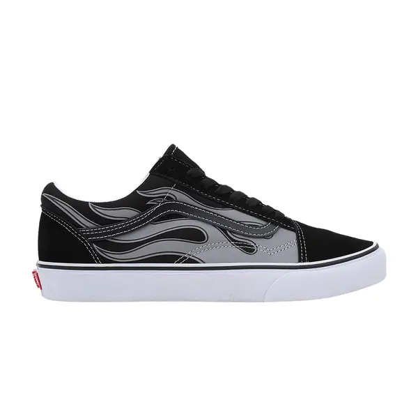 VANS Old Skool 'reflective Flame' Sneakers - Black
