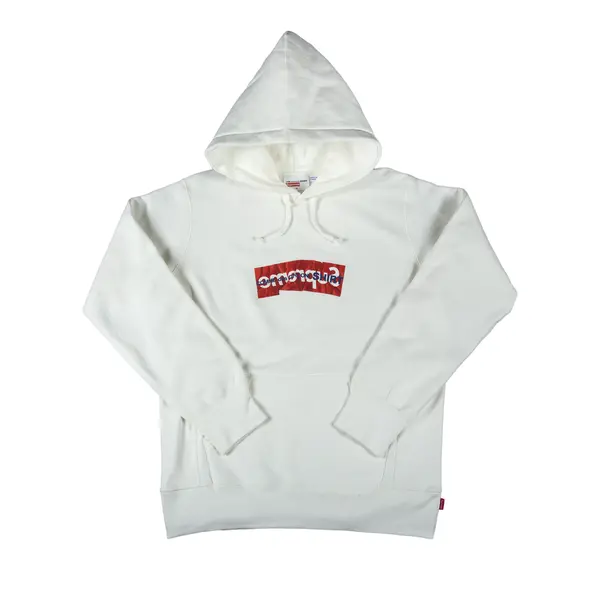 Supreme X Comme Des Garçons Shirt Box Logo Hooded Sweatshirt - White