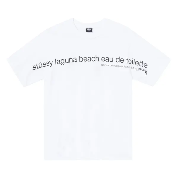 StÜssy X Comme Des Garçons Laguna Beach T-shirt - White