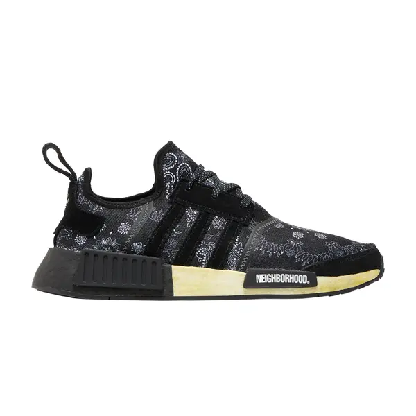 Adidas Neighborhood X Nmd_r1 Paisley Bandana Sneakers - Black