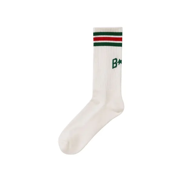 A BATHING APE Sta Line Socks - Green