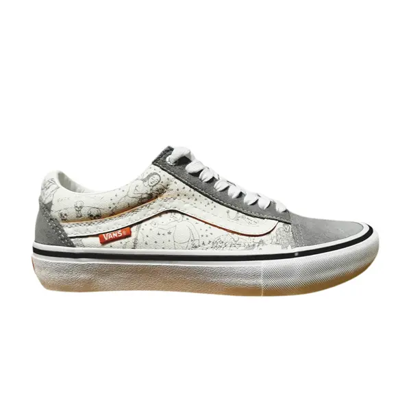VANS No-comply X Daniel Johnston X Old Skool 'doodles' Sneakers - Grey