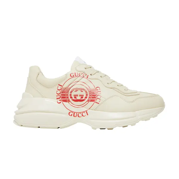 Gucci Rhyton Disk Print Sneakers - Cream