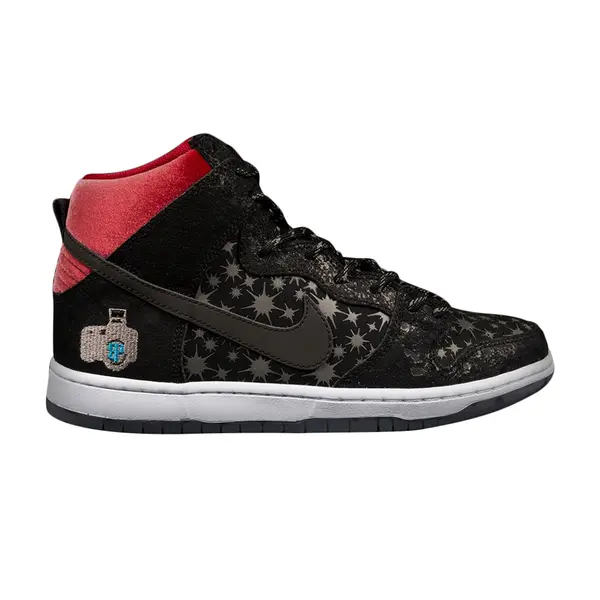 Nike Dunk High Prem Sb Bp Qs 'paparazzi - Black