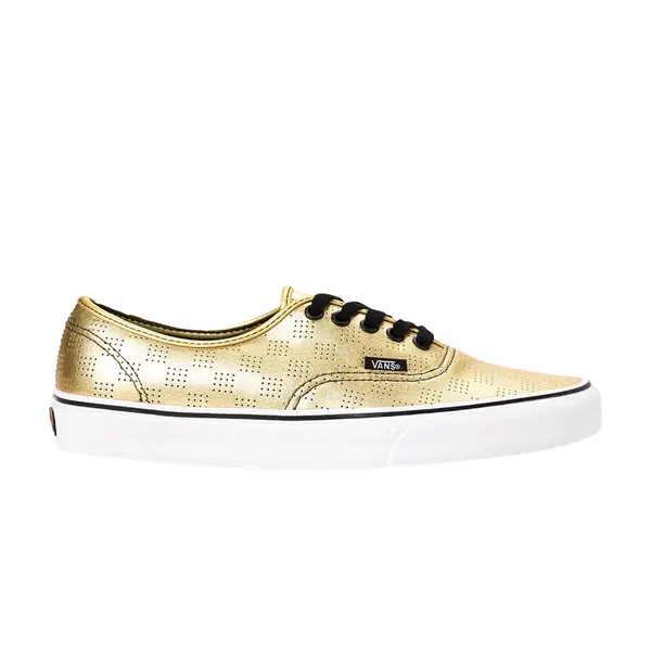 VANS Authentic Checker Sneakers - Gold