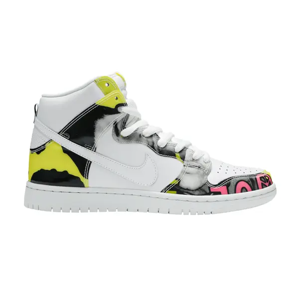 Nike Dunk High Premium Sb Qs 'de La Soul' Sneakers - White