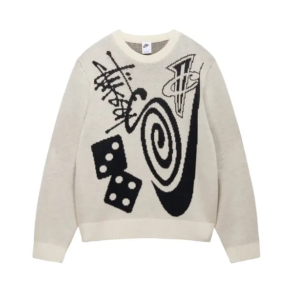 StÜssy X Nike Icon Knit Crewneck Sweater