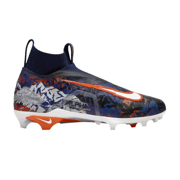 Nike Russell Wilson X Alpha Menace Elite 3 'denver Broncos Away' Cleats - Blue