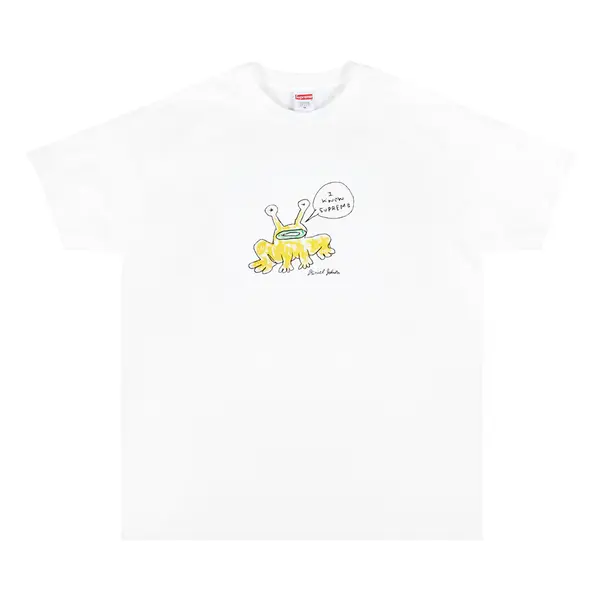 Supreme X Daniel Johnston Frog Tee - White