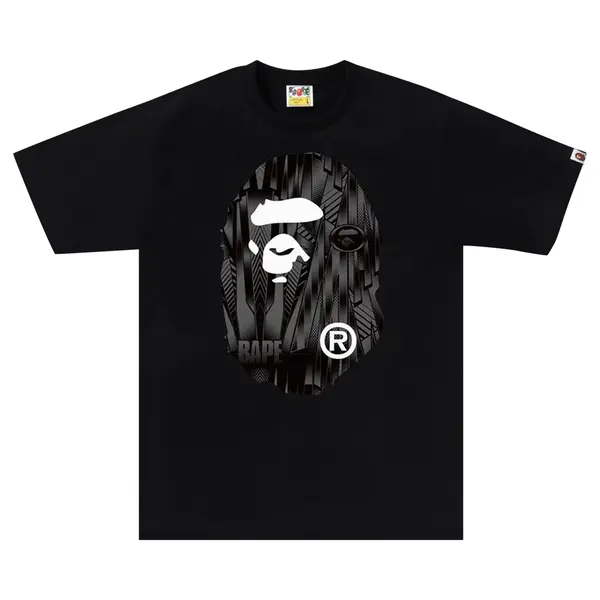 A BATHING APE Speed Racer Big Ape Head Tee - Black
