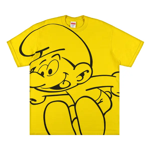 Supreme X Smurfs Tee - Yellow