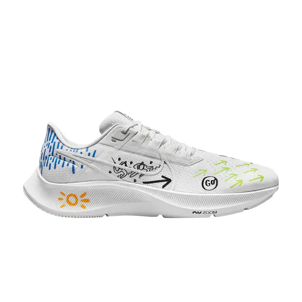 Nike Joy Yamusangie X Air Zoom Pegasus 38 'running Thoughts' Sneakers - White