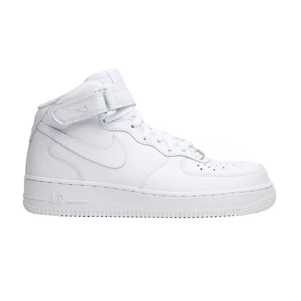 Nike Force 1 Mid 07 Leather Sneakers - White