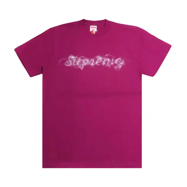 Supreme Smoke Tee 'magenta - Pink