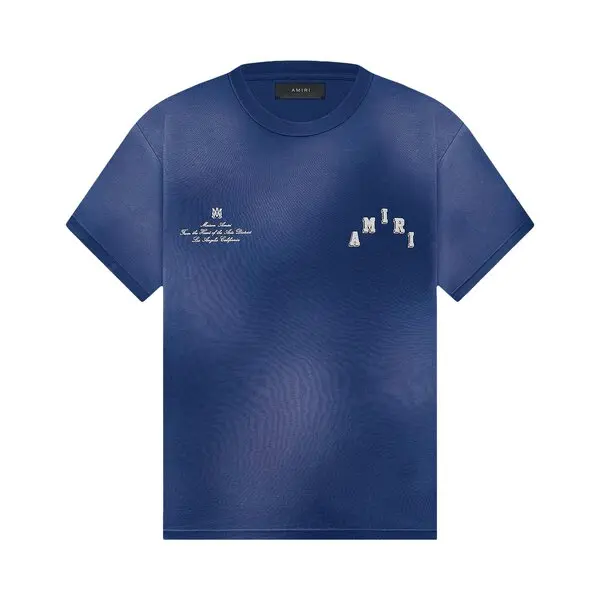 Amiri Vintage Collegiate Tee - Blue
