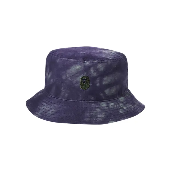A BATHING APE Tie-dye Bucket Hat - Purple