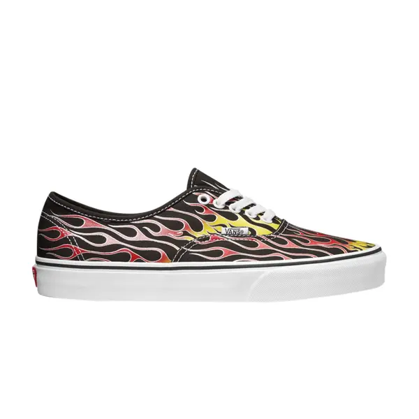 VANS Authentic Mash Up Flames Sneakers - Black