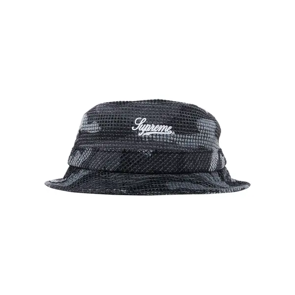 Supreme Camo Grid Velvet Crusher - Black