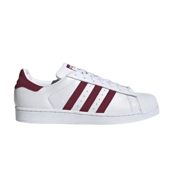 Adidas Superstar Collegiate Burgundy - White