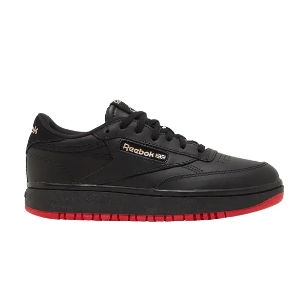 REEBOK Cardi B X Coated Club C Double Sneakers - Black