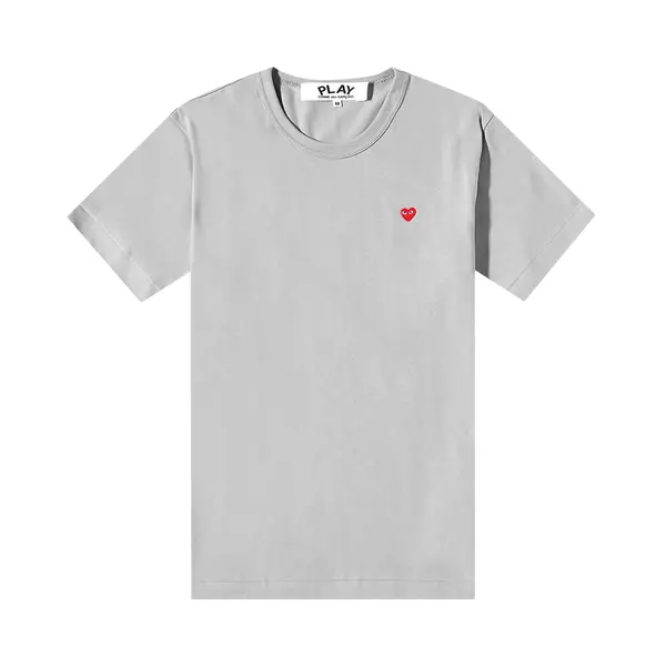 Play Comme Des Garcon Logo T-shirt - Grey