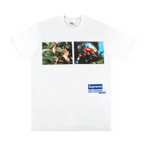 Supreme X Junya Watanabe X Comme Des Garçons Nature Tee - White