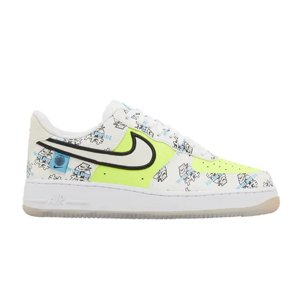 Nike Air Force 1 '07 Lv8 'worldwide Pack Katakana' Sneakers - Green